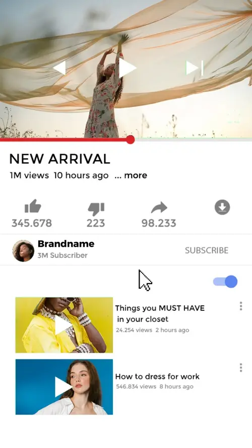 Netflix interface | CapCut Template